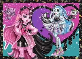 Trefl - Puzzle - Monster High: Elektrizujíci den 4v1 / 35|48|54|70 díl