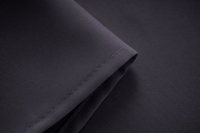 Tmavě šedý závěs OXFORD 140x250 cm Zavěšení: Kovové kroužky