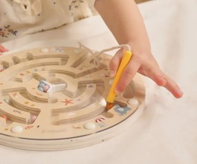 Dřevěné magnetické bludiště VIGA 44283