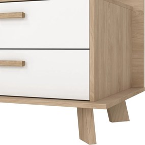 FALCO TV stolek Iker 717 jackson hickory/bílá