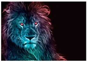 Fototapeta - Abstract lion - rainbow