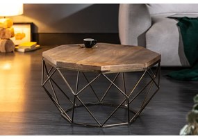 Massive home | Konferenční stolek DIAMOND NOBLES 69 CM masiv mango