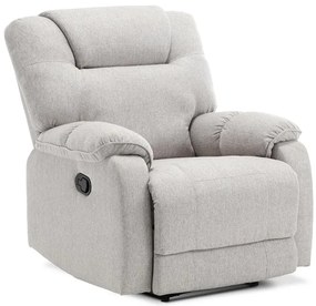 Relaxační křeslo, béžová, látka, TV-4088 CRM2 Barva: Béžová