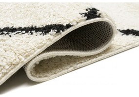 Kusový koberec shaggy Praka krémový 1 60x100cm