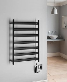 Sapho, ELIAS Elektrický sušák ručníků 490x730x110mm, 105W, bílá matná, EB540