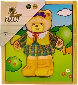 SPARKYS BABU Šatní skříň medvědí slečna / Dřevo / od 18 měsíců