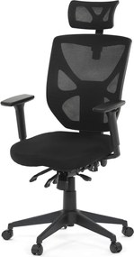 Ergonomická kancelářská židle EVRON - černá síťovina