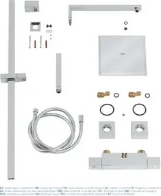 Grohe Euphoria Cube - Sprchový set 230 s termostatem | 1 proud | chrom