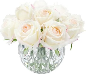 Côte Noire Luxury Round Bouquet kytice 13 parfémovaných růží Pink Blush