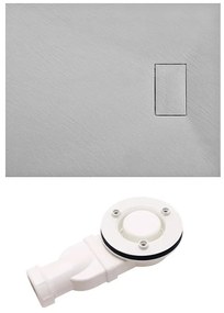BPS-koupelny Obdélníková akrylátová sprchová vanička HYD-OSV-JUKO 120x80 šedá