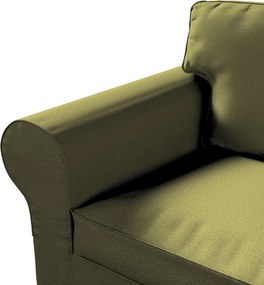 Potah na pohovku IKEA Ektorp 3-místná rozkládací, NOVÝ MODEL 2013 barva zelená látka pletený vzor