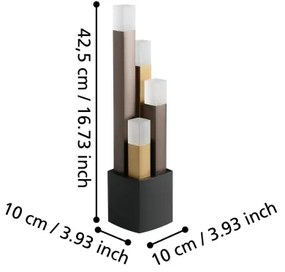 Eglo 39907 - LED Stmívatelná stolní lampa ESTANTERIOS 4xLED/3,7W/230V 3000K