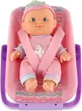 TEDDIES Panenka miminko v nosítku / 20 cm / Plast / od 3 let