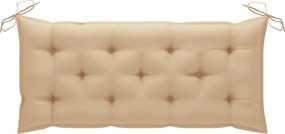 vidaXL 2místná zahradní lavice s poduškou 120 cm eukalyptus [3061041] Barva: antracitová