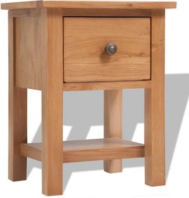 Noční stolky 2 ks 36 x 30 x 47 cm masivní dubové dřevo 3053416