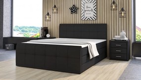 Postel boxspring Milano 160x200 černá