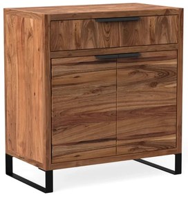 furniture-nabytek.cz - Masivní komoda Sydney z akácie, lakovaná, hnědá