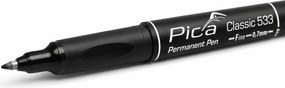 Pica Marker Pica | Classic 533 Fine 0,7 mm – černý permanentní popisovač