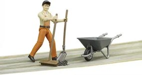 Bruder 62130 Komunální pracovník figurka / 1:16 / od 4 let