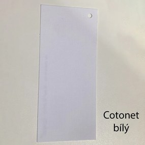 Stropní textilní kruhové svítidlo Rondo Dekor: Cotonet bílý, Průměr: 400 mm
