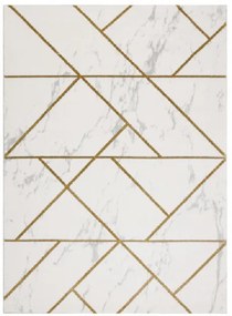 Dywany Łuszczów Kusový koberec Emerald geometric 1012 cream and gold Rozměry koberců: 120x170