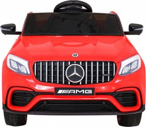 Ramiz Elektrické autíčko Mercedes Benz GLC63S SUV pro děti červené + dálkové ovládání