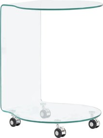 vidaXL Konferenční stolek 45 x 40 x 58 cm tvrzené sklo [284725]
