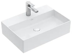 Villeroy & Boch Memento 2.0 - Umyvadlo na desku 600x420 mm, bez přepadu, otvor pro baterii, alpská bílá 4A076101