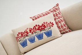 Hanah Home Rohová pohovka LINDEN MINI pravá krémová