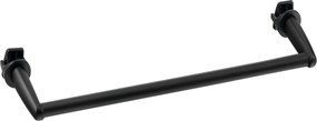 Aqualine - Držák ručníků na topná tělesa, délka 36 cm, matná černá IDR-40B
