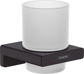 Hansgrohe AddStoris, nádobka na ústní hygienu, matná černá, HAN-41749670