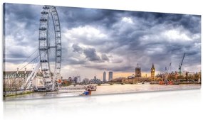 Obraz jedinečný Londýn a řeka Temže - 120x60 cm
