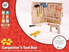 Bigjigs Toys Dřevěný Kufřík s nářadím / od 3 let