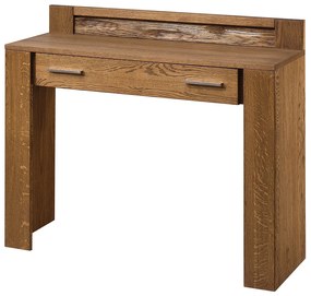 Toaletní stolek Velvet II 78 105 cm z masivu s LED osvětlením dub Rustikal