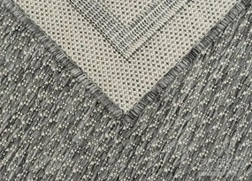 Breno Kusový koberec CASA 603 silver, 80x150 cm, Šedá/Stříbrná