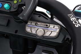 Ramiz Formule AMG Petronas F1 elektrické autíčko pro děti černé na dálkové ovládání + ovladač R/C