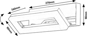 Rabalux 75019 - LED Koupelnové nástěnné svítidlo BLAS LED/15W/230V 4000K