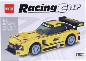 MADE Stavebnice závodní auto / 168-192 dílků / 4 varianty barev / plas
