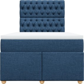 Box spring postel s matrací černá 120x190 cm textil 3293532