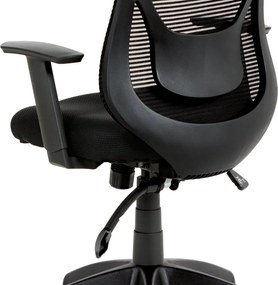 Kancelářská ergonomická židle ALBERT — látka, černá