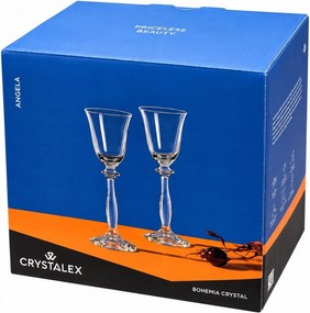Crystalex skleničky na likér Angela 60 ml 6 ks