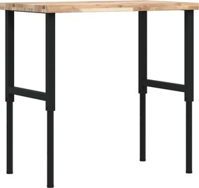 Pracovní stůl 100x60x(73–99,5) cm masivní akácie obdélníkový 3309691