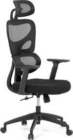 Ergonomická kancelářská židle LEXON - černá síťovina