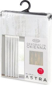 ZÁCLONA NA PÁSCE ASTRA 140X270 CM VZOROVANÁ