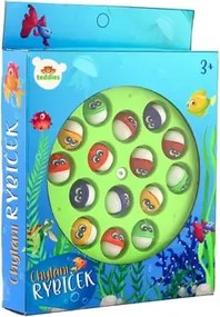 TEDDIES Hra Rybář / Společenská hra / Na baterie / Průměr 14 cm / od 3