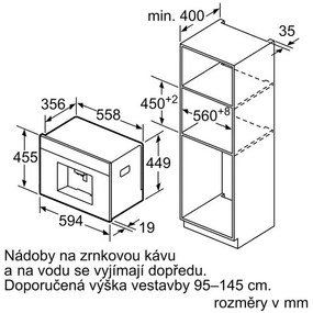 Siemens CT636LES6 Vestavný kávovar