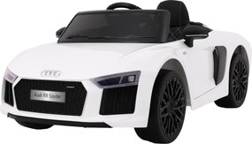 Ramiz Elektrické autíčko Audi R8 Spyder pro děti bílé + dálkové ovládání