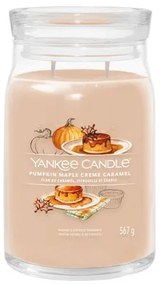 Yankee Candle Signature svíčka velká Pumpkin Maple Creme Caramel, 567g