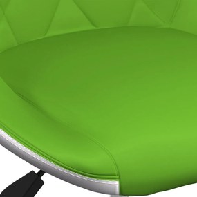 Petromila Otočné jídelní židle 4 ks zelenobílé umělá kůže