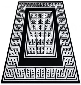Dywany Luszczow Kusový koberec GLOSS 6776 85, rám, řecký černý / slonová kost Rozměr koberce: 120 x 170 cm